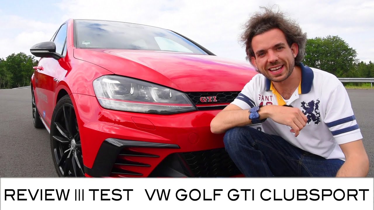 GTI Clubsport oder R? 2016 VW Golf GTI Clubsport auf der Bilster Berg ...