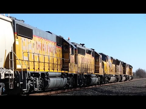 UP 9916 UP 5078 UP 9924 UP 1401 UP 726 LEAD THE LRS59 STOCKTON TRUN ...