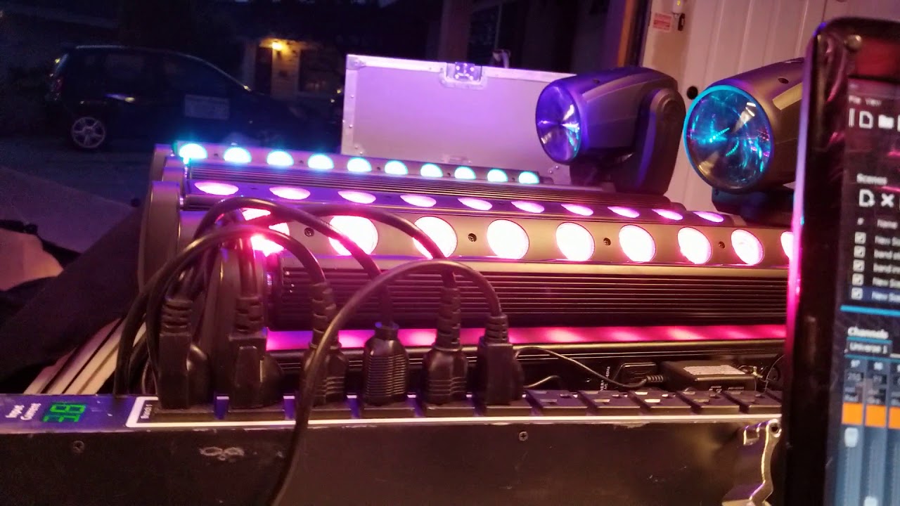 Chauvet colorband pix-m usb (español) . Nuestras luces nuevas - YouTube