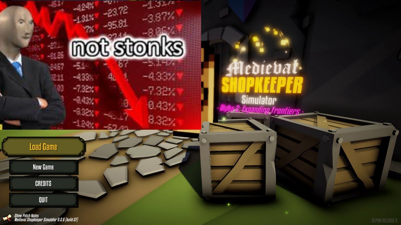 Medieval Shopkeeper Simulator Gameplay | Financial Ruins - YouTube
