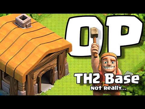 my MASSIVELY OP TH2 Base... sort of... Clash of Clans Lets Play ep. 6 ...