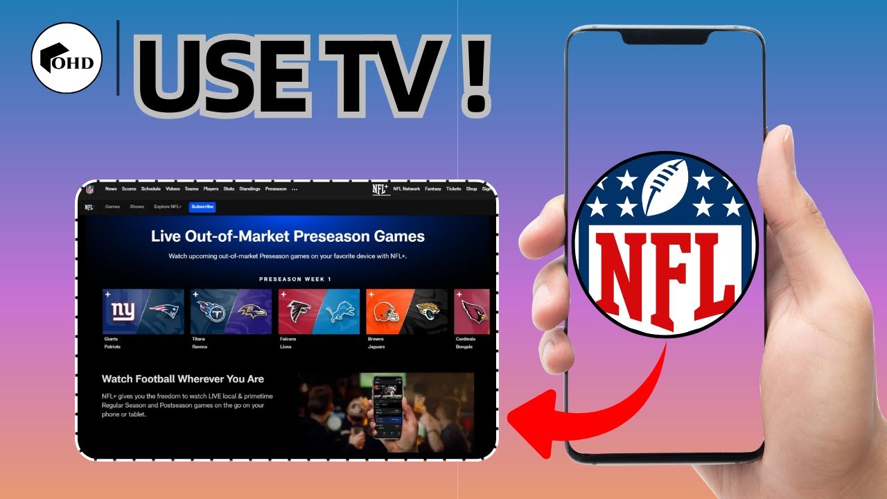 How to Use NFL Plus on TV 2025 – Stream Live NFL Games & Replays - YouTube
