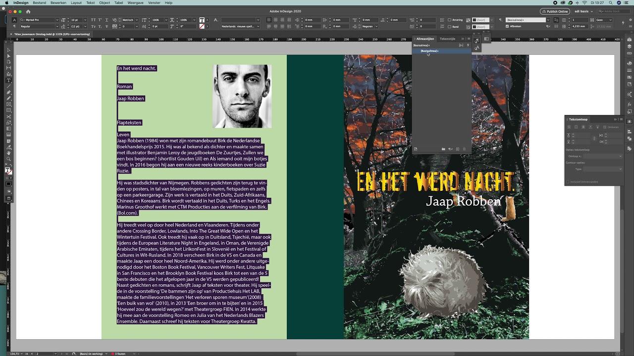InDesign Tutorial 3 boekomslag - YouTube