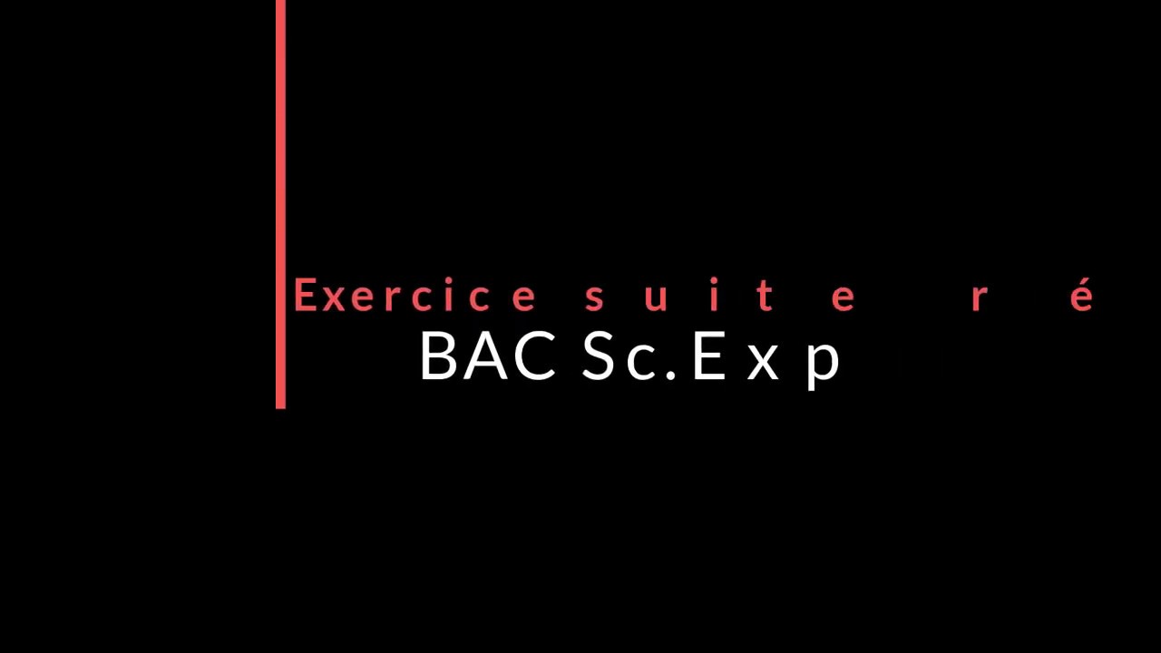 Exercice suite réelle - Ln - Exp_4Sc (live 25 04 2020) - YouTube