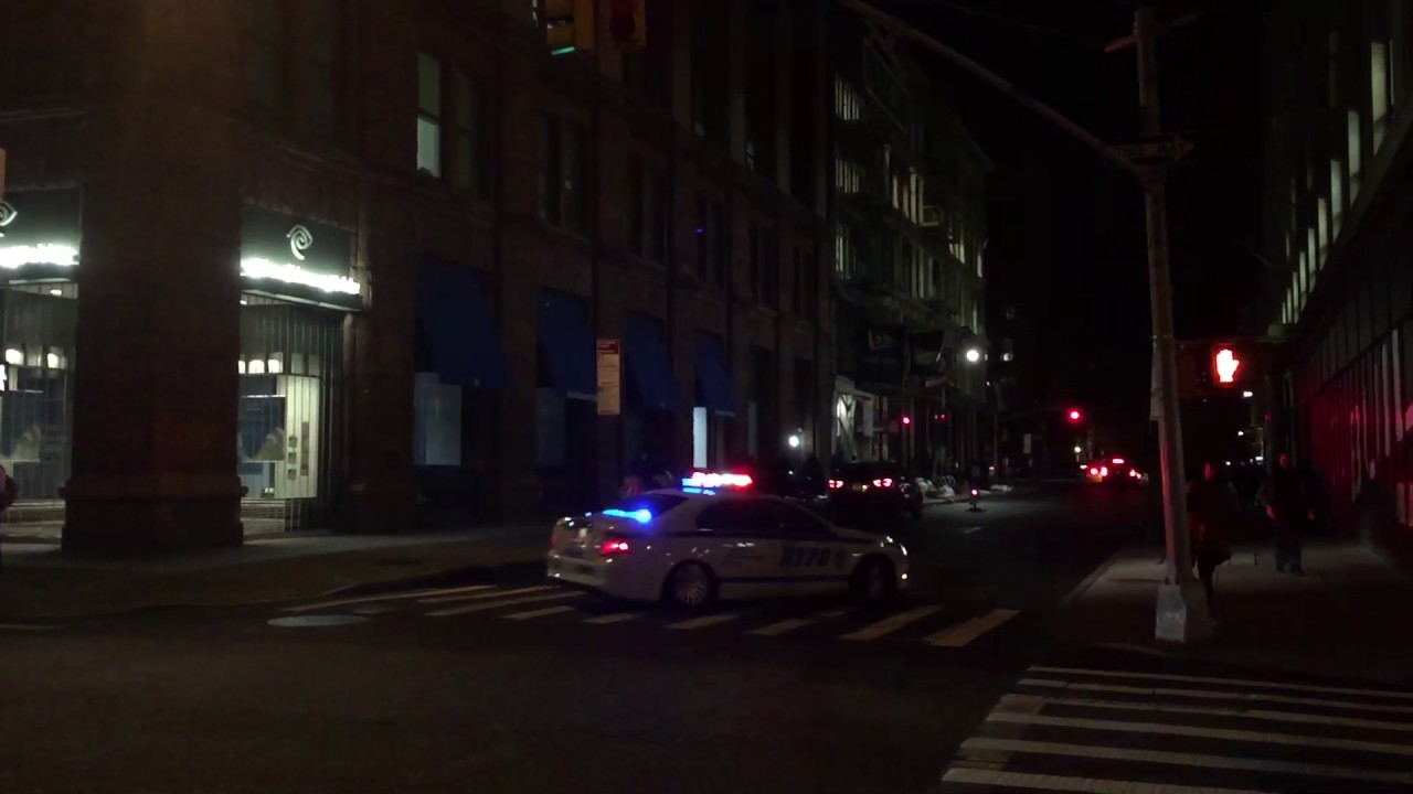 NYPD 6th Precinct Sector Adam Responding Urgently - YouTube