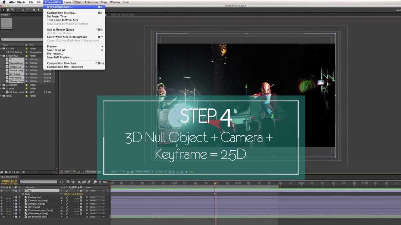 Motion Graphics Tutorial - 2.5D - YouTube