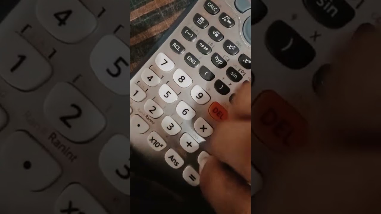 Asmr Using Scientific Calculator Youtube