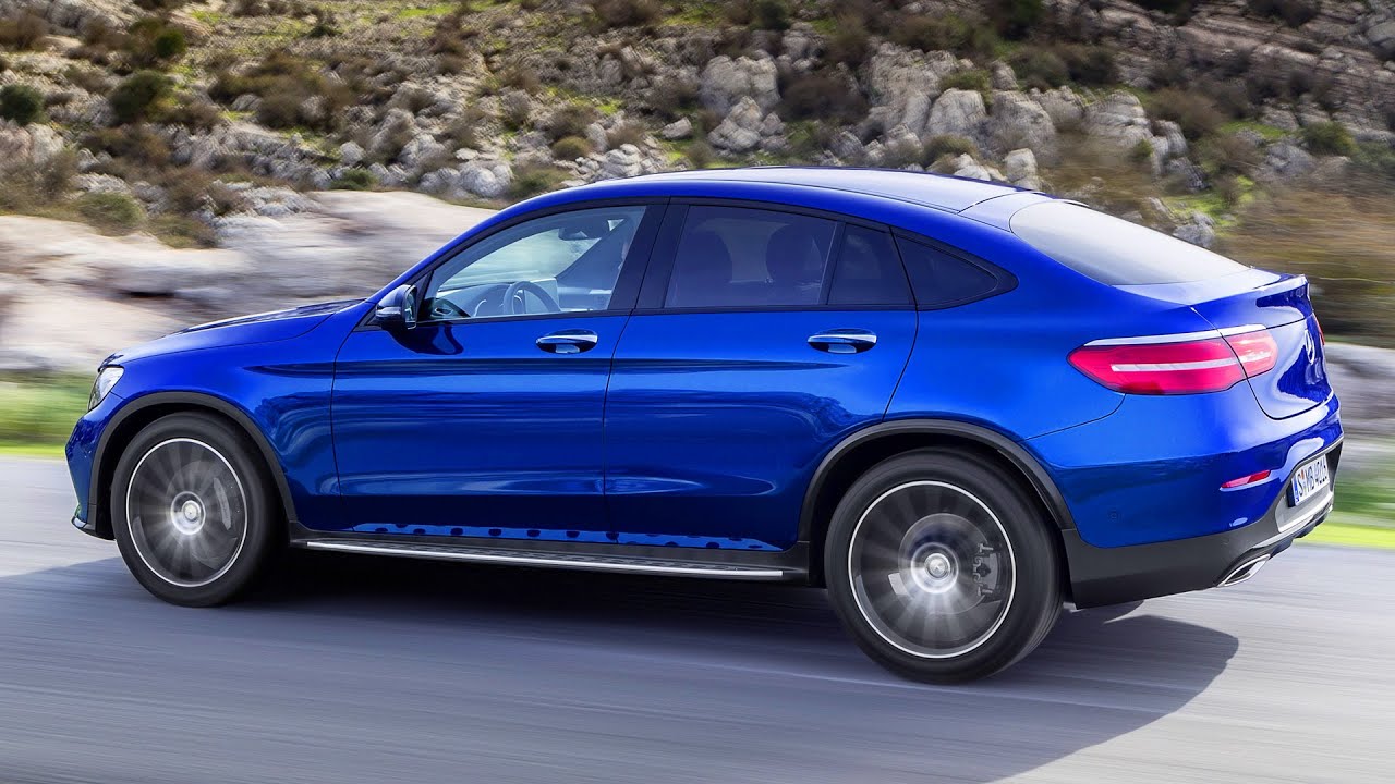 Mercedes GLC Coupé c253. Design and driving scenes. - YouTube