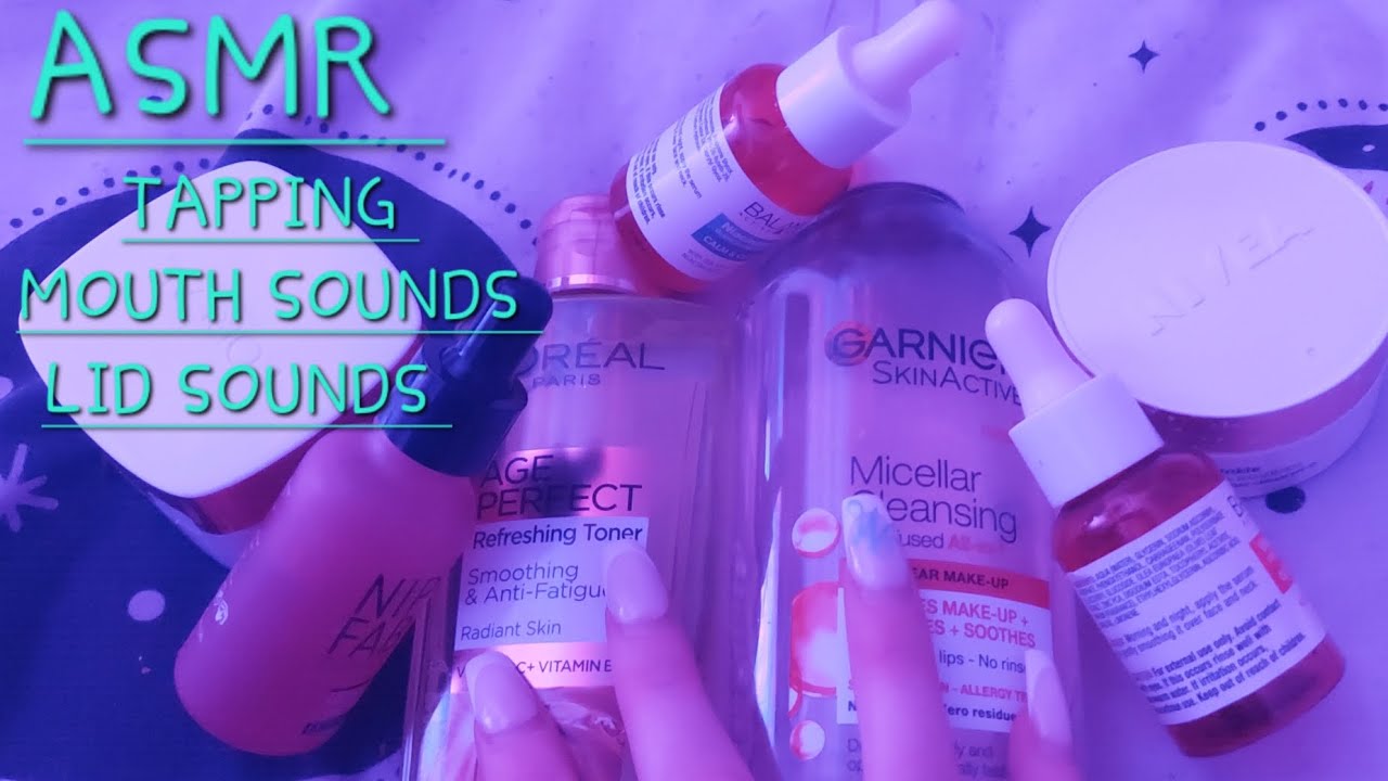 ASMR | LID SOUNDS | NAIL SOUNDS | TAPPING | MOUTH SOUNDS - YouTube