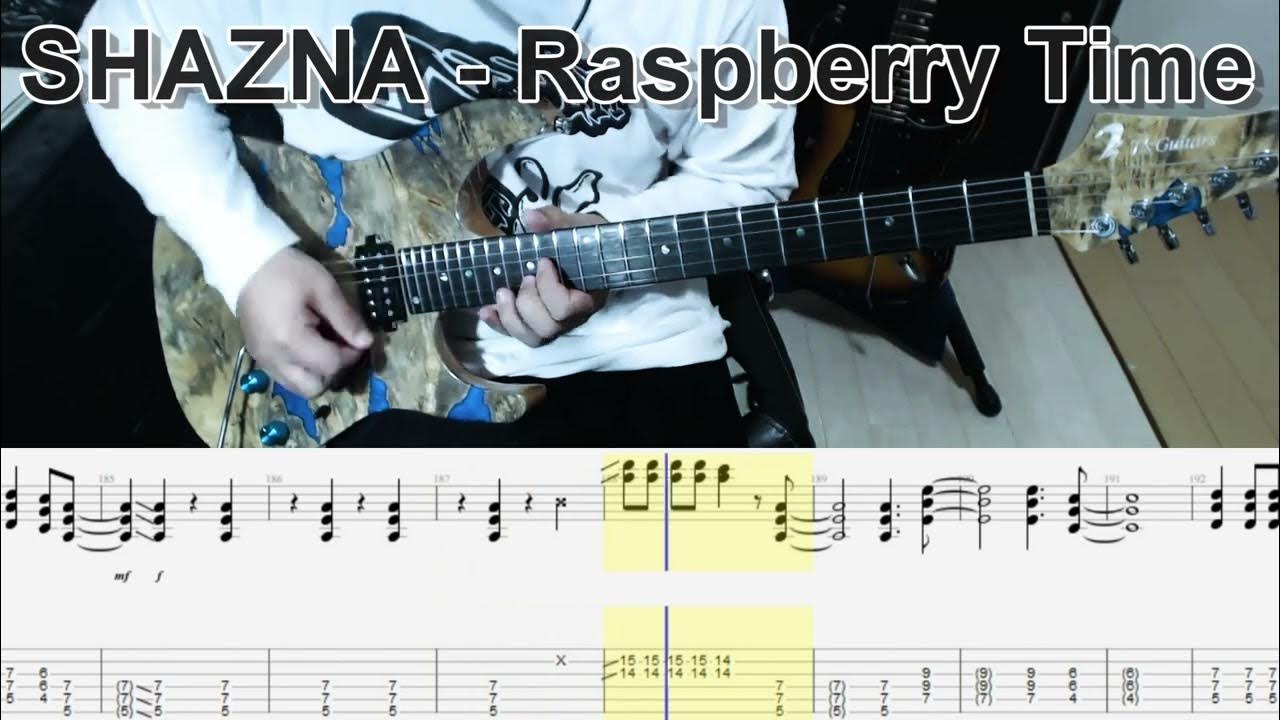 SHAZNA - Raspberry Time ギター弾いてみた【tab有】guitar cover - YouTube