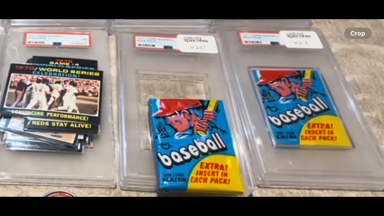 1971 TOPPS BASEBALL WAX PACK OPEN #4, THEN MY 1972 BBCE BOX, MORE ...
