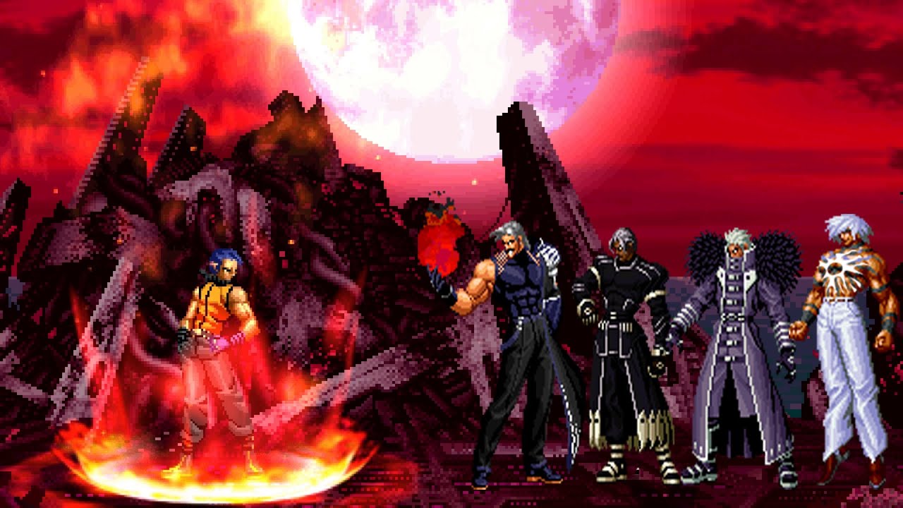 [KOF Mugen] K9999 Vs Super KOF Bosses - YouTube