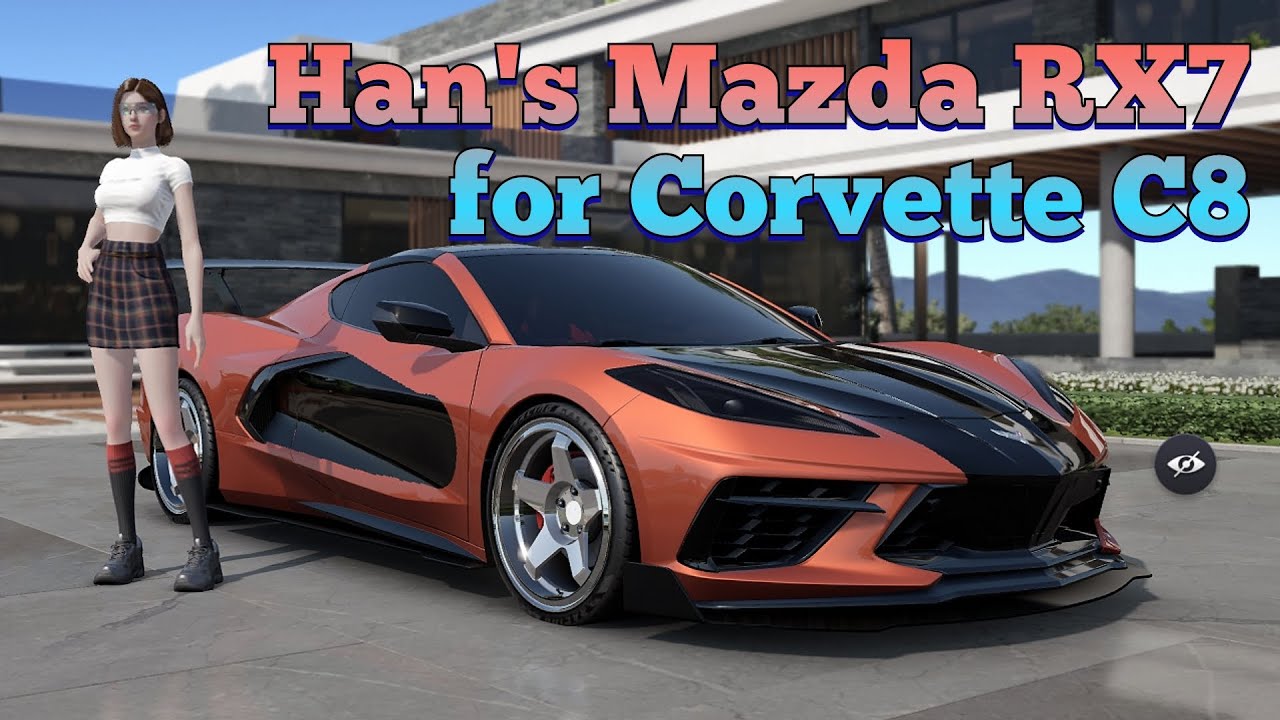 Racing Master - Han's Mazda RX7 for Corvette C8 - YouTube
