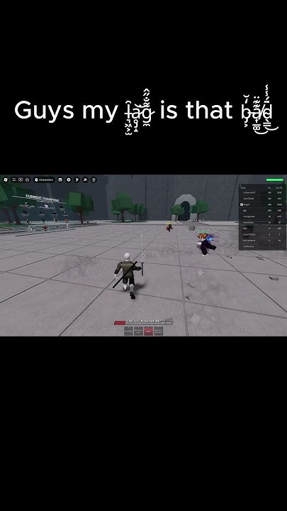 My frame rate isnt that bad #roblox #gaming #tsb - YouTube