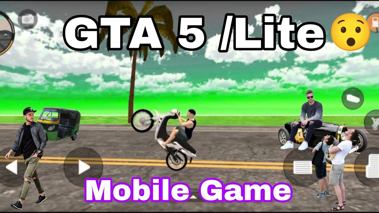 GTA 5 Lite Mobile Gameplay 🔥 | Open World Action on Android! #gaming ...