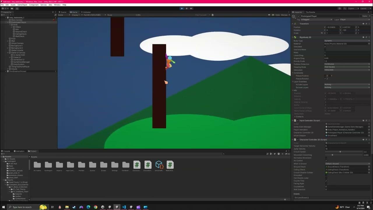 Fixing Unity 2d Contactcollision Bug Youtube