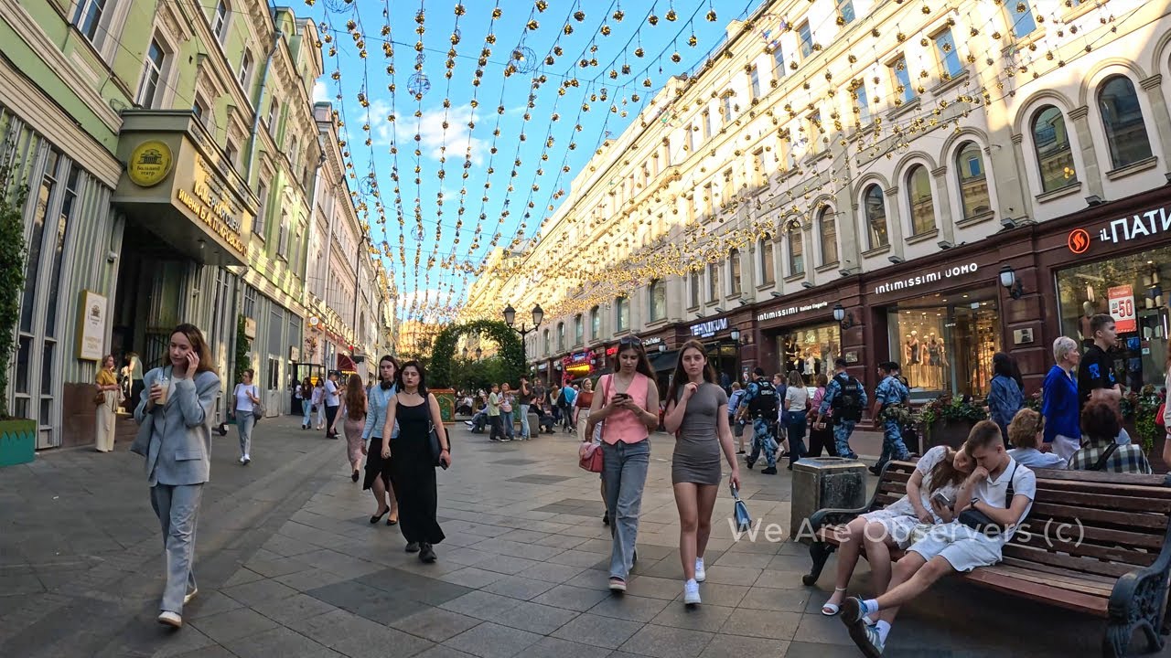 🔥Exploring Moscow’s Most Famous Street in 2025! Russian Girls, Women ...