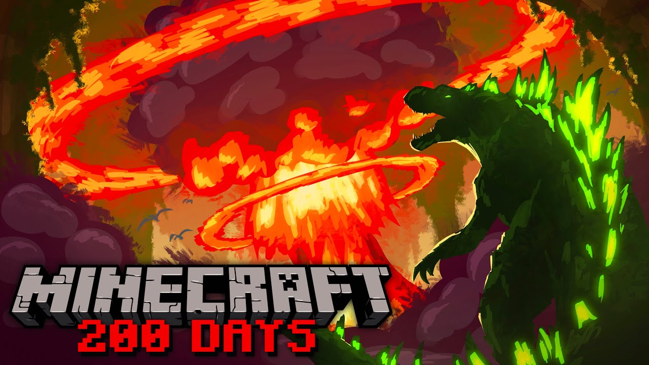 I Spent 200 DAYS in HOLLOW EARTH in Minecraft - YouTube