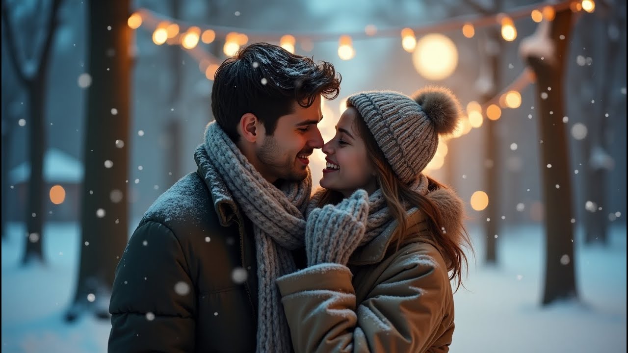 Snowy Night Romance | Heartwarming Love Song in Winter Wonderland ...