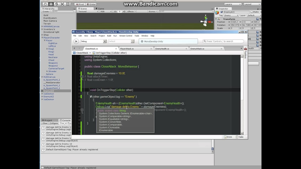Unity 3d Multiple Enemy Attacks C Part 4 Youtube 0705