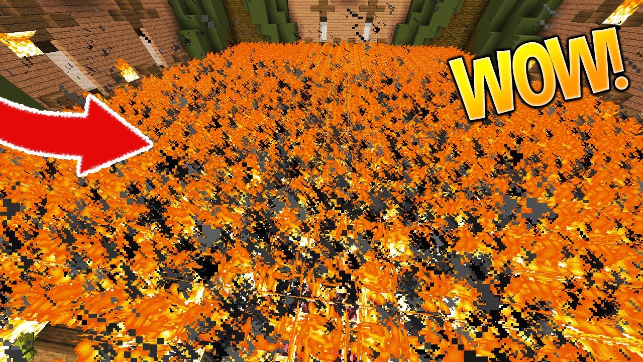 ONLY FIRE CHALLENGE (Minecraft Build Battle) - YouTube