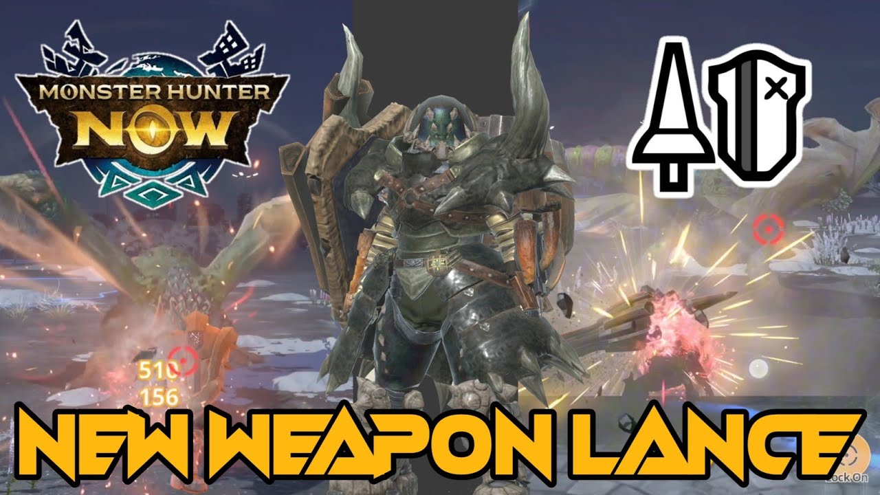 Monster Hunter Now - Build Lance Tanker Gameplay - YouTube