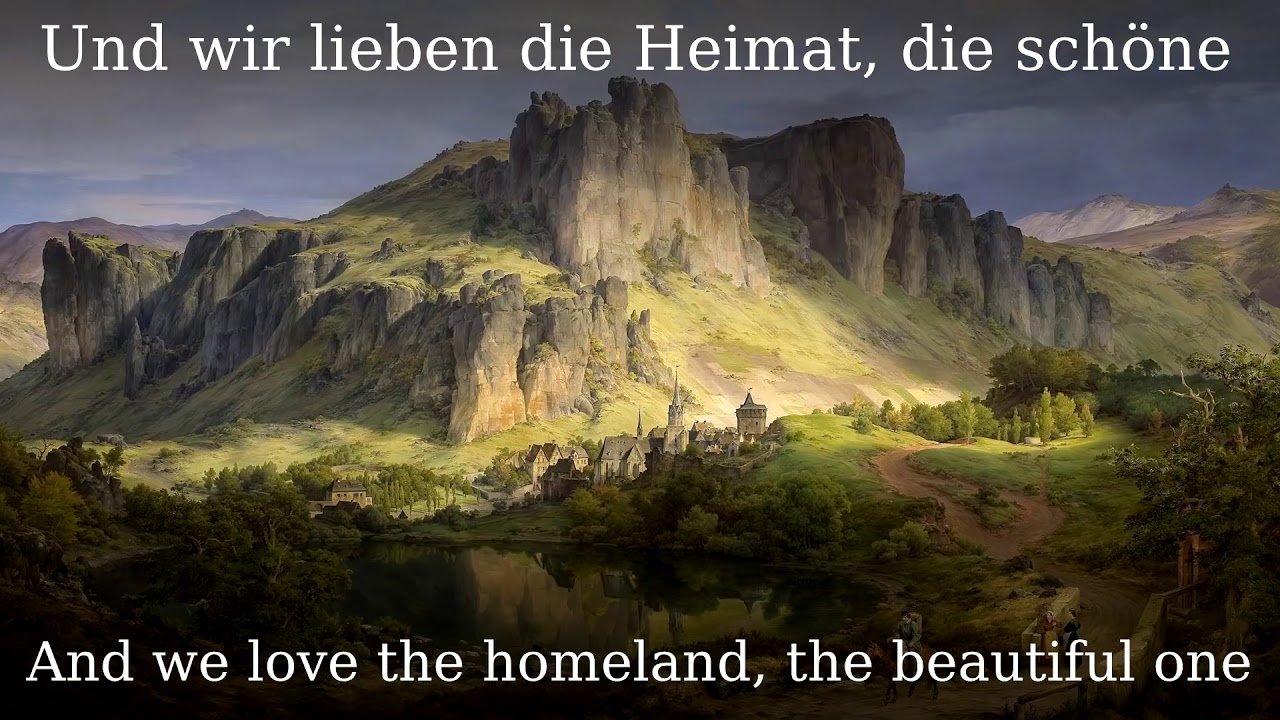 Unsere Heimat German folk song English translation - YouTube