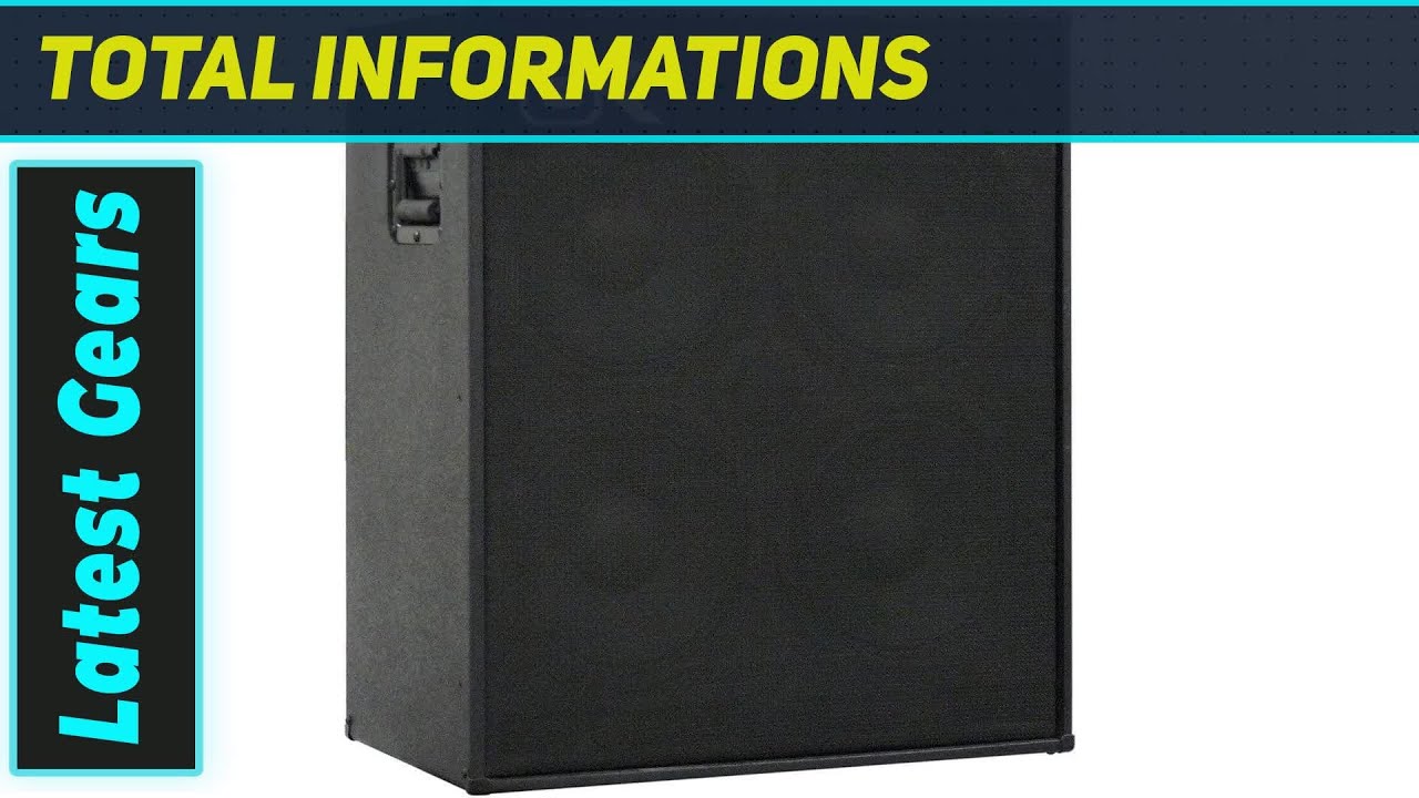 Gallien-Krueger CX410: Best 4x10 Bass Cabinet? - YouTube