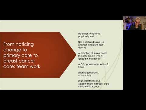 Sally Kendall - The patient experience of breast cancer during the COVID-19 pandemic lessons from...