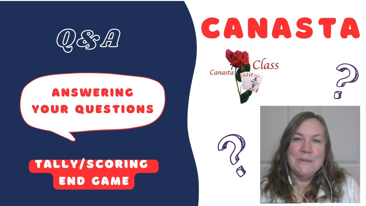 How to play American Modern Canasta scoring tally end game score Q&A on ...