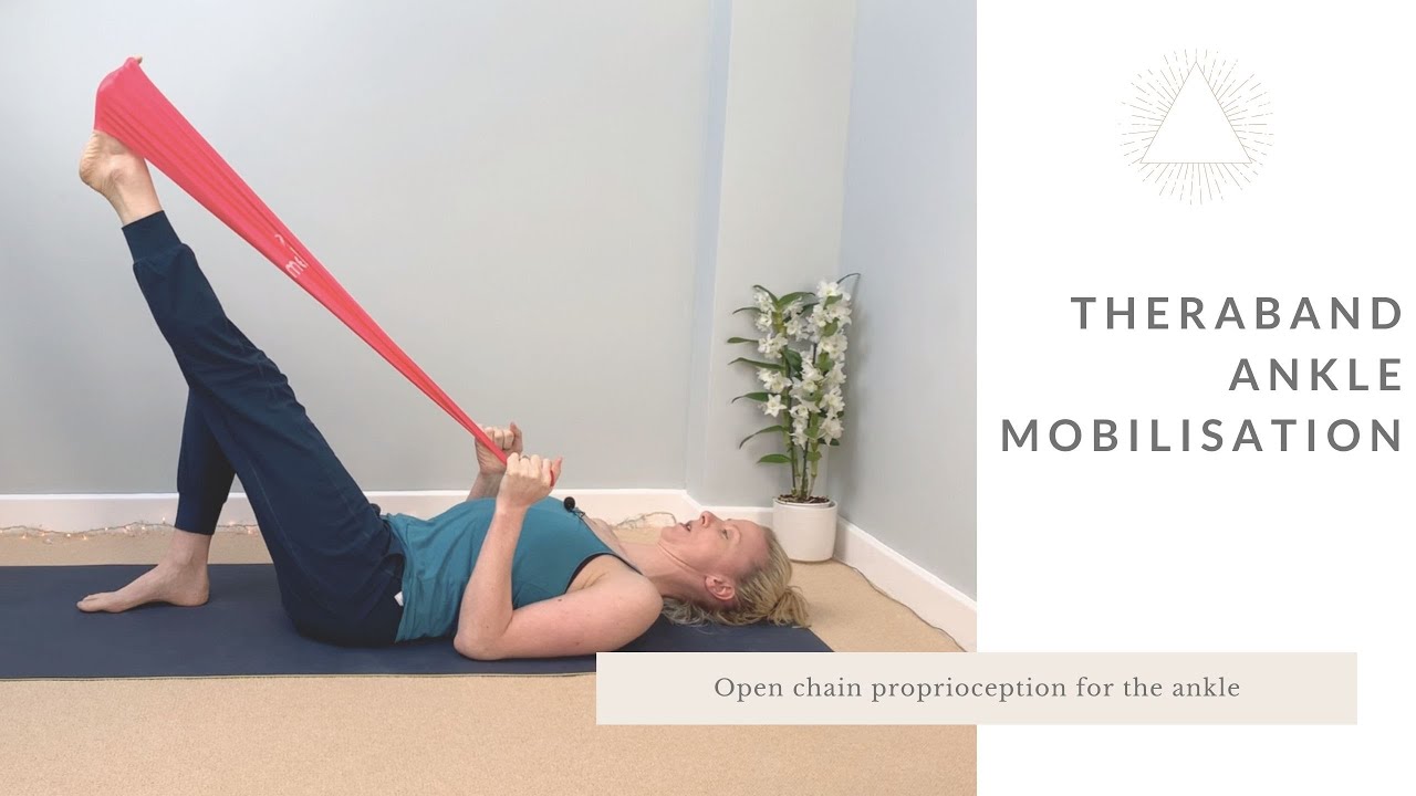 Theraband Ankle Mobilisation - YouTube