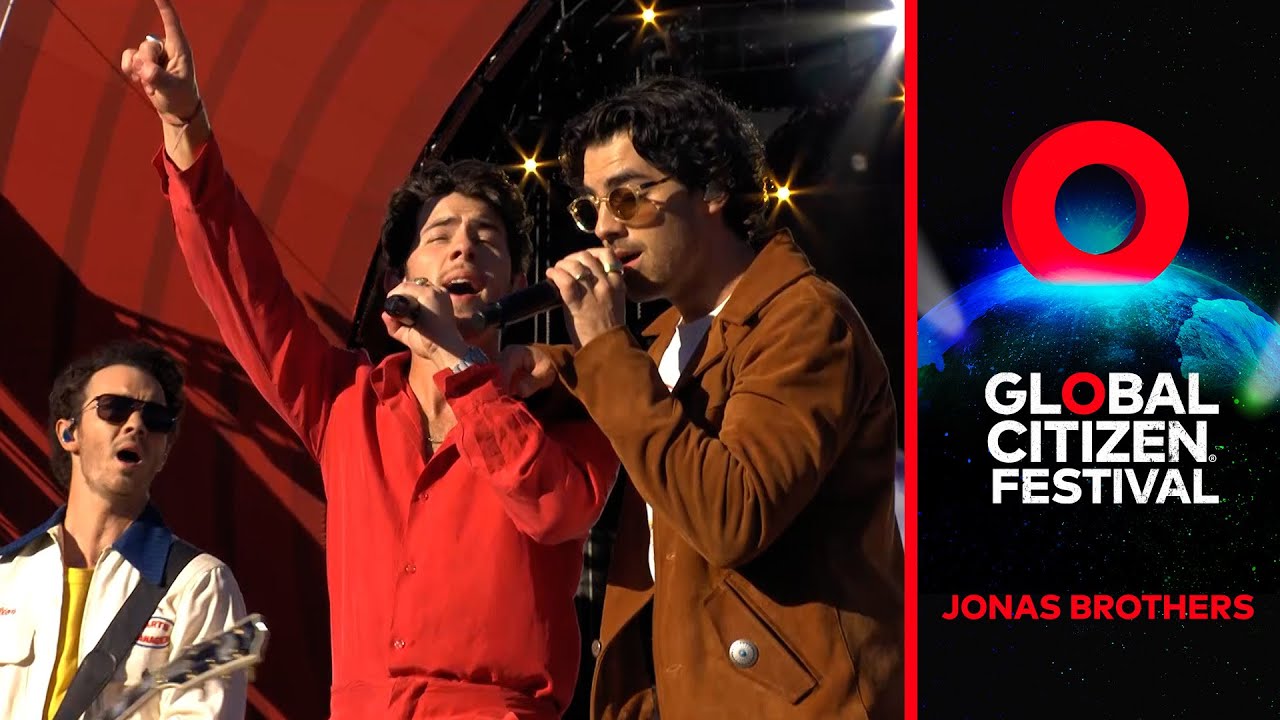 Jonas Brothers Perform 'Burnin' Up' | Global Citizen Festival: NYC ...