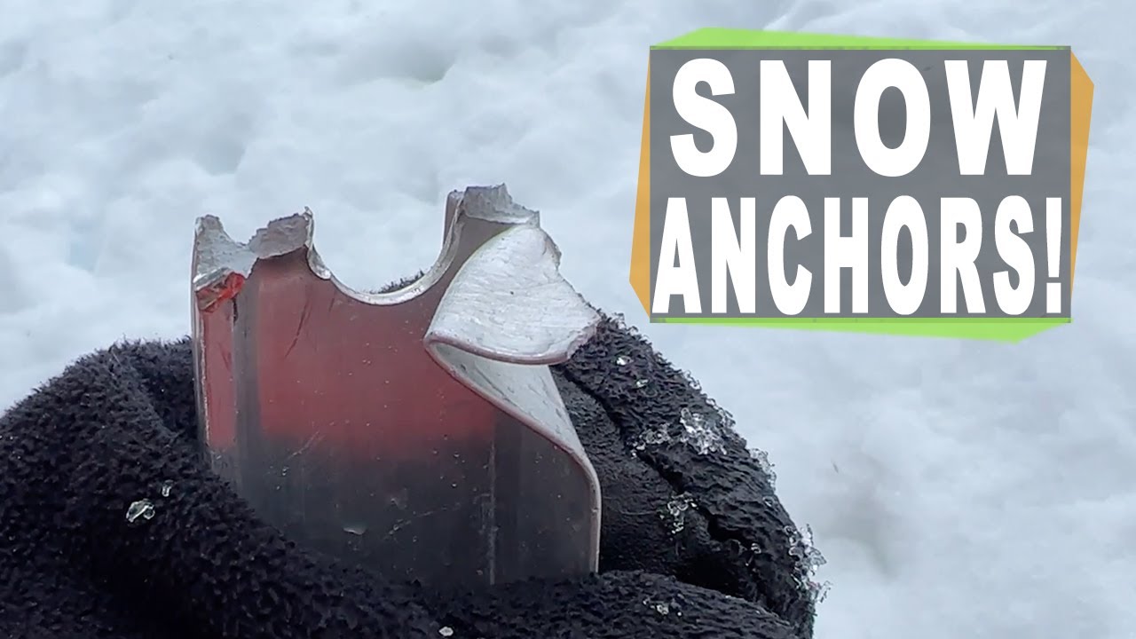 See what broke our snow anchor pickets! - YouTube