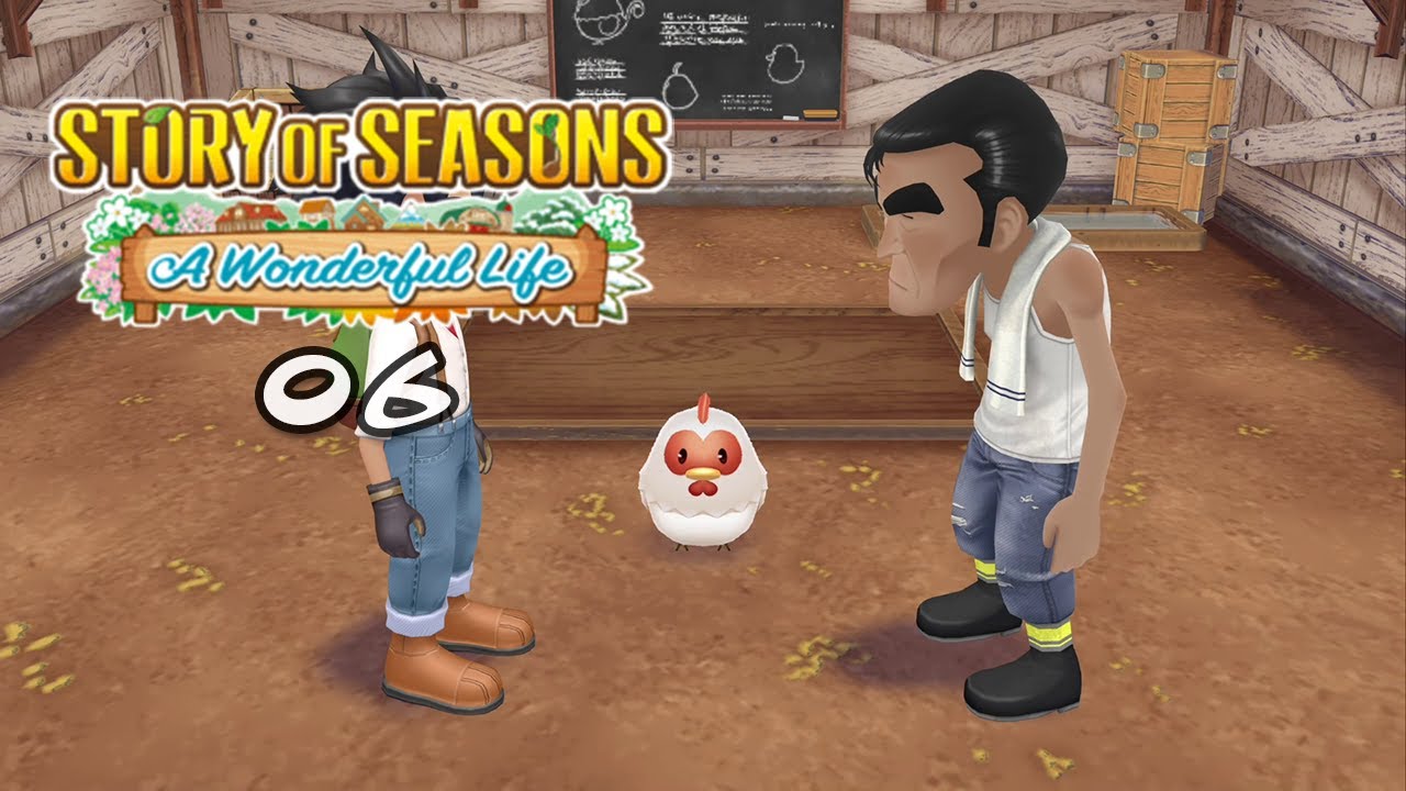 Let's Play Story of Seasons: A Wonderful Life #06: Cluck - YouTube