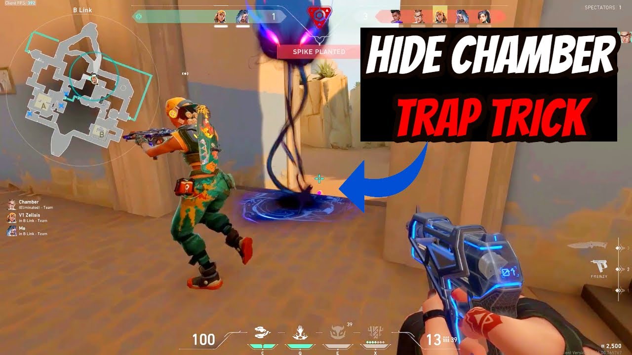 Shroud & Zellsis shows How to hide chamber Trap | Valorant Reacts - YouTube