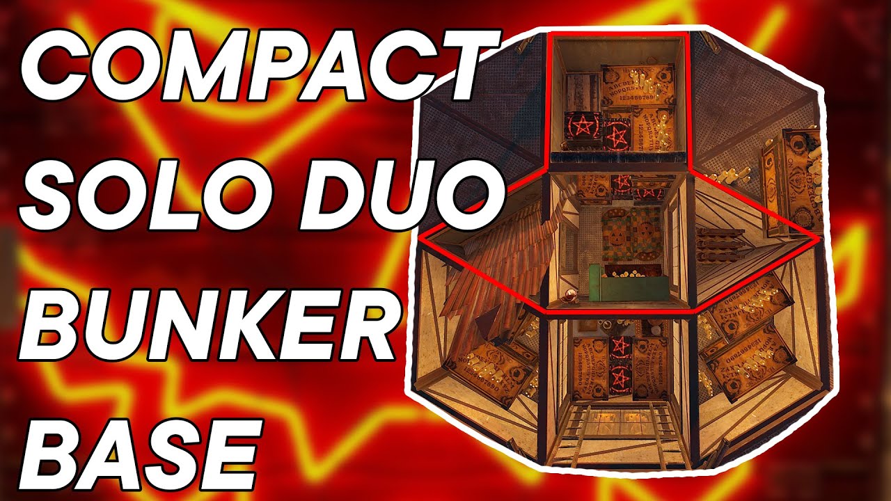 STRONG SOLO DUO Bunker Base Design - Widegap - Rust Halloween - YouTube