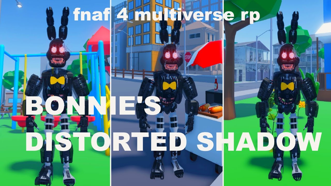 How to get BONNIE'S DISTORTED SHADOW BADGE + MORPHS in FNAF 4 ...