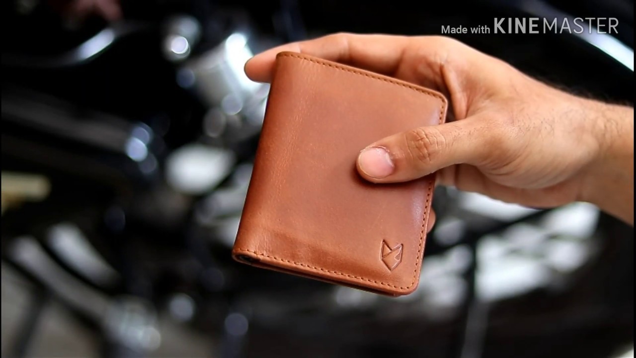 FOXHACKLE- Slim Leather Wallet- Note Sleeve Mens Minimalist Handmade ...