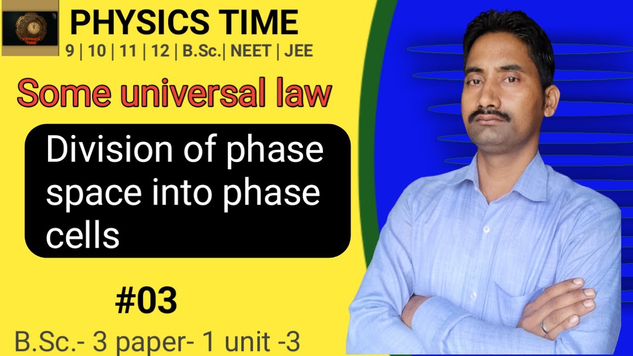 #03 Division of phase space into phase cells|| physics time - YouTube