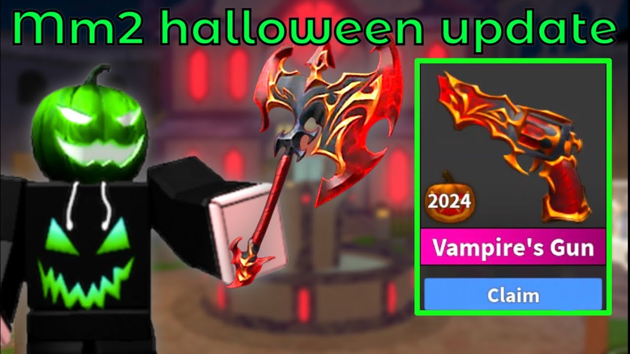 MM2 HALLOWEEN UPDATE!!! Vampire Axe, New Game Mode, And MORE!!! - YouTube