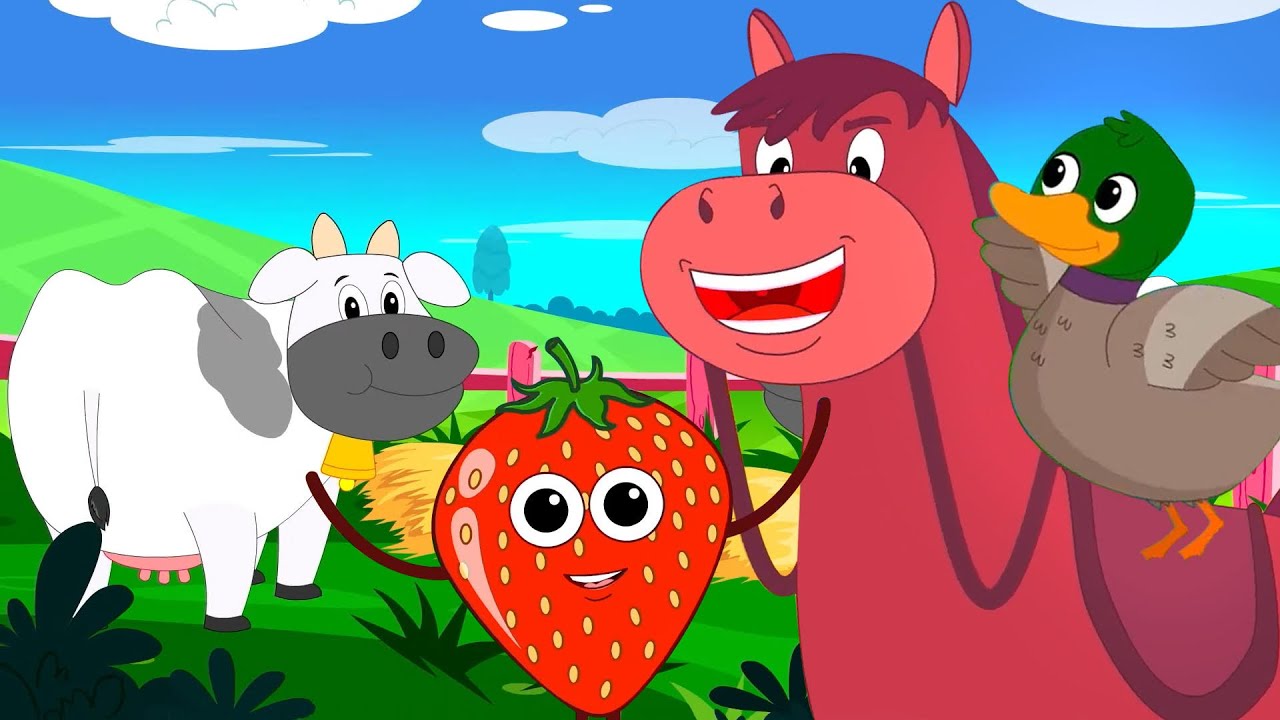 Old Macdonald Had A Farm Nursery Rhymes And Kids Songs by Mr Fruits ...