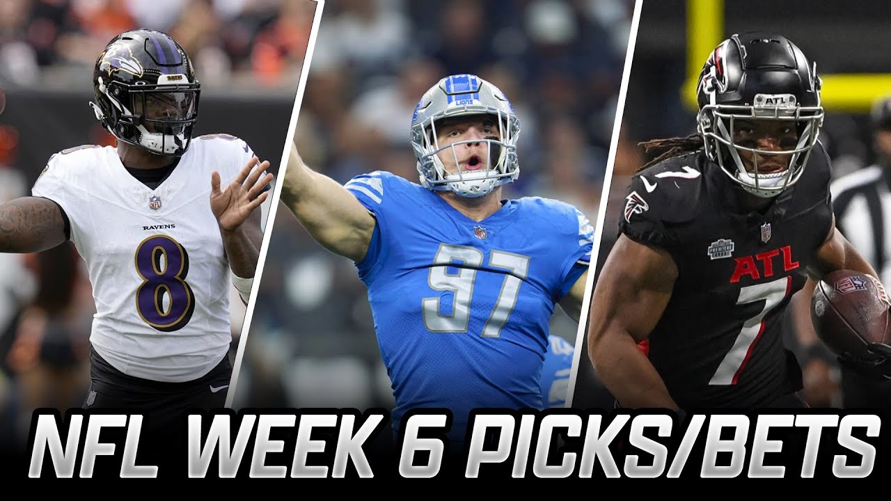 NFL Week 6 Picks/Bets Against the Spread | NFL 2023-24 - YouTube