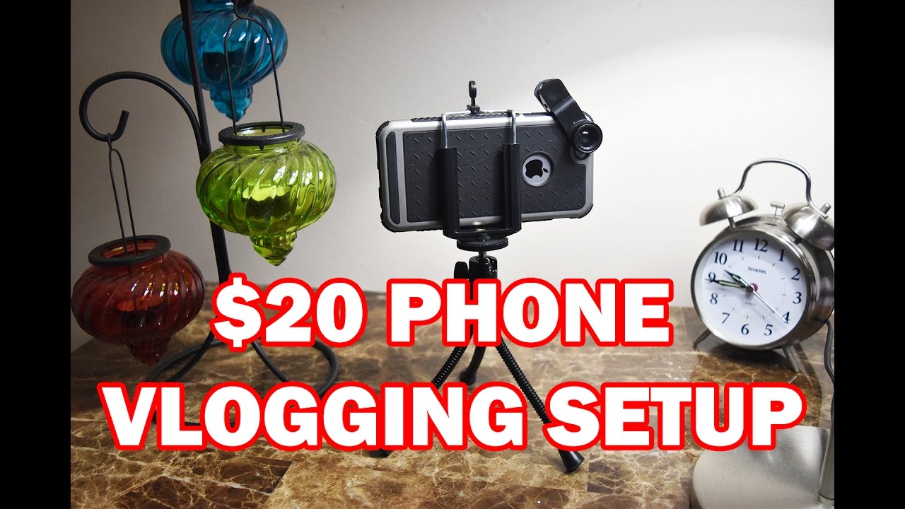 AFFORDABLE PHONE VLOG SETUP - YouTube