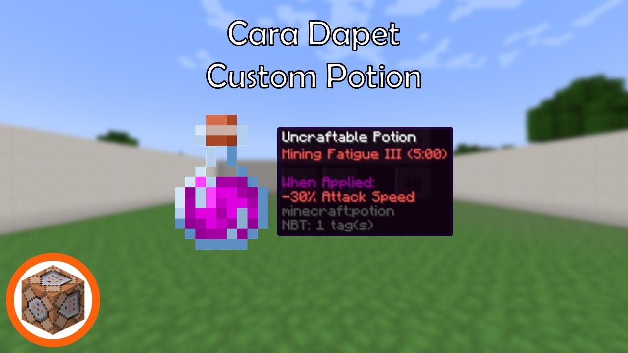 Cara mendapatkan Custom Potion di Minecraft Java - YouTube
