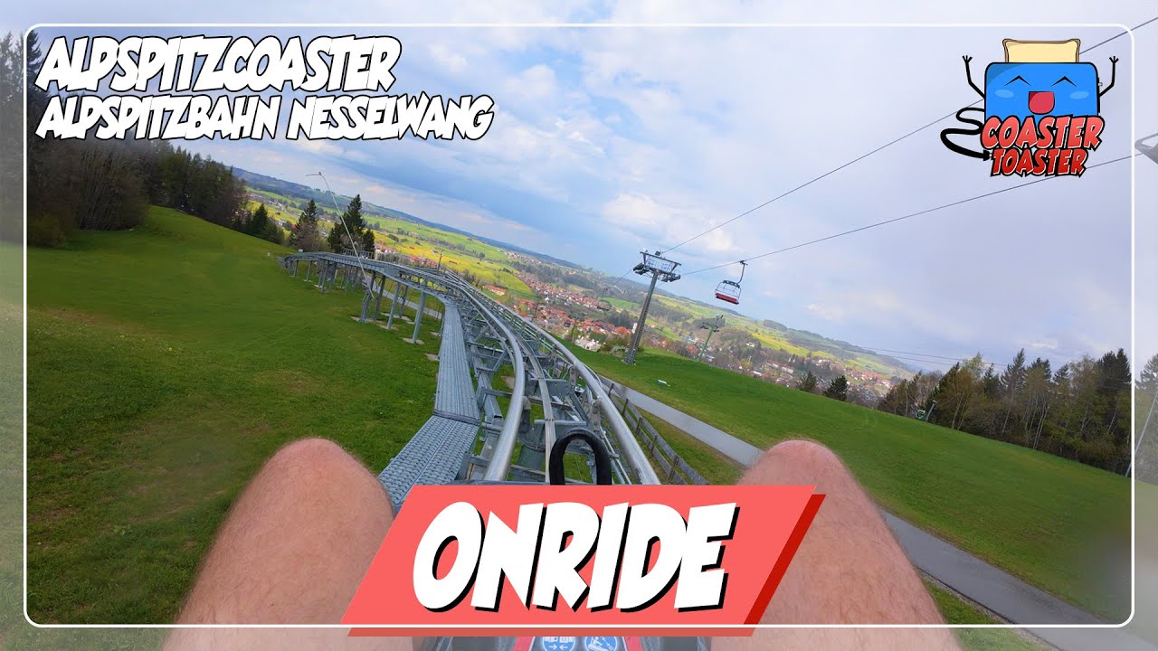 Alpspitzcoaster in Nesselwang - Guter Wiegand Alpine Coaster im Regen ...