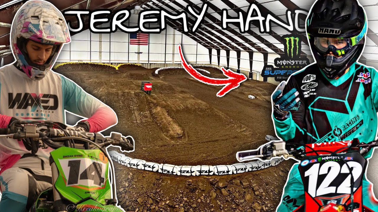 FIRST RIDE OF 2025! PRO SUPERCROSS RIDER JEREMY HAND PULLED UP TO OUR ...