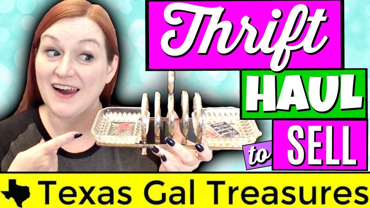 Thrift Store Haul 2018 to Sell on Ebay and Etsy - Vintage Haul Video ...