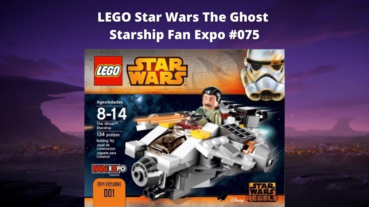 Lego Star Wars The Ghost Starship - Fan Expo Canada 2014 Exclusive #075 Quick Review! - YouTube