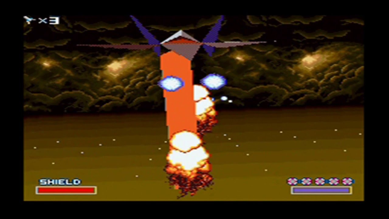 Star Fox - Level 1 - Finale: Venom Orbit 1, Venom Surface 1, Andross ...