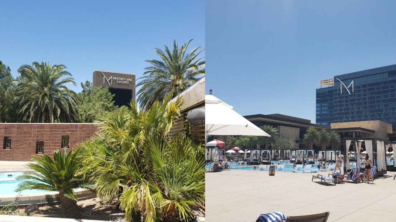 M Resort Casino Pool - Las Vegas walk thru - YouTube